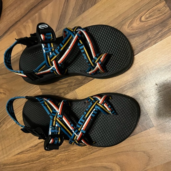Chaco | Shoes | Chaco Womens Zcloud X2 Sandal Size 6 Black Red Yellow ...